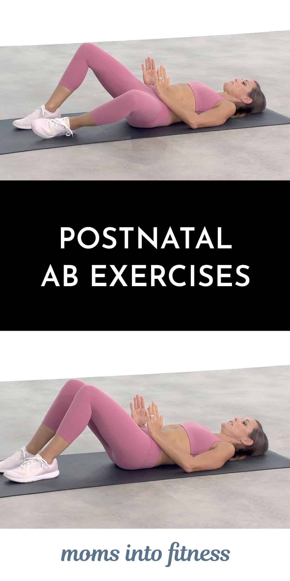 Postnatal Transverse Abdominis Exercises - Moms Into Fitness